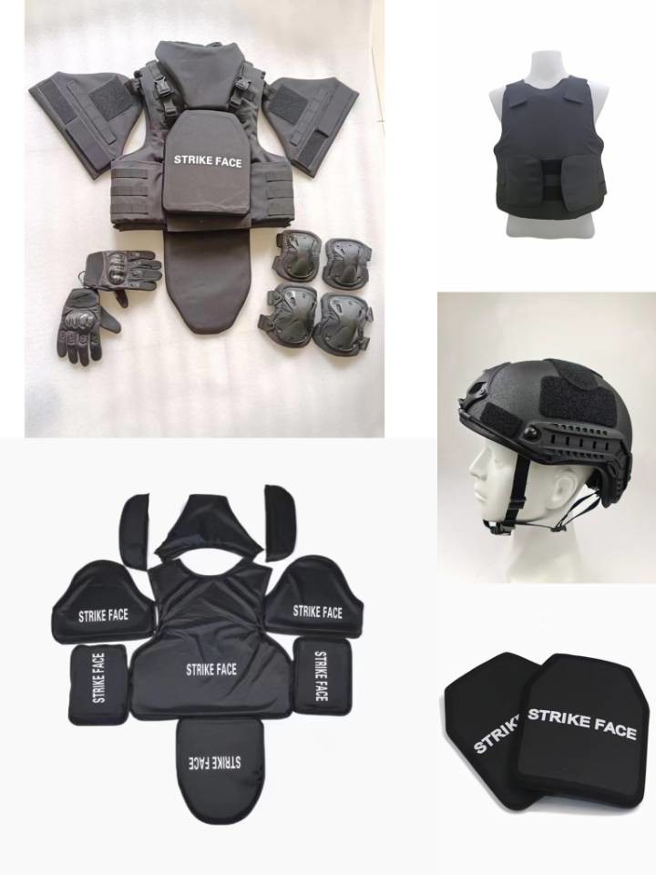 Digital Camouflage NIJ IIIA Bulletproof Quick Release Vest with groin protection